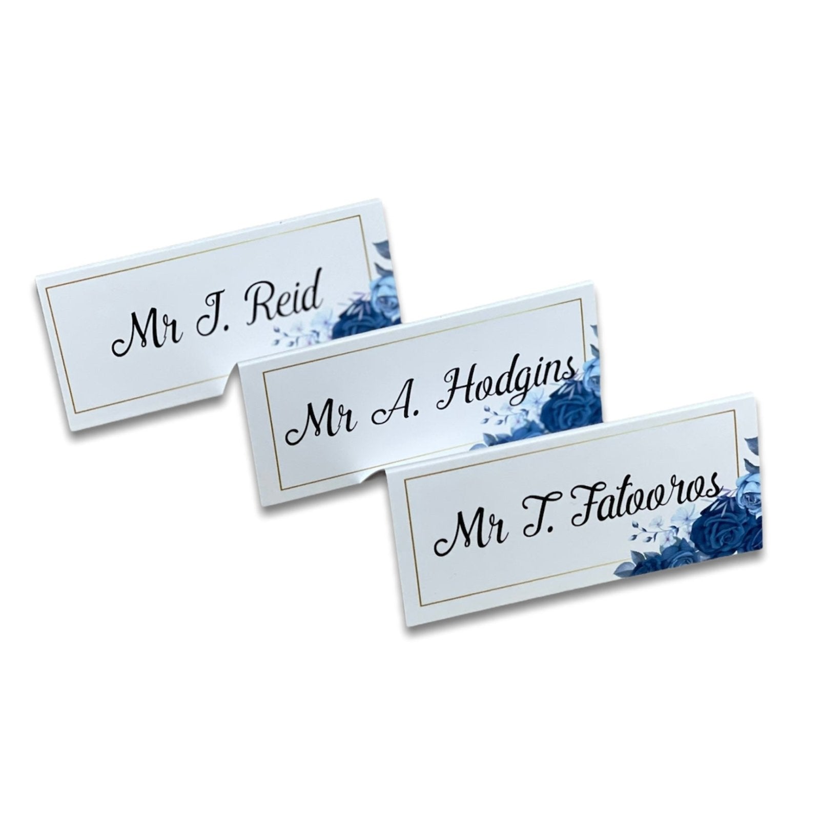 Table Name Cards – Bangor Signage, Print & Embroidery